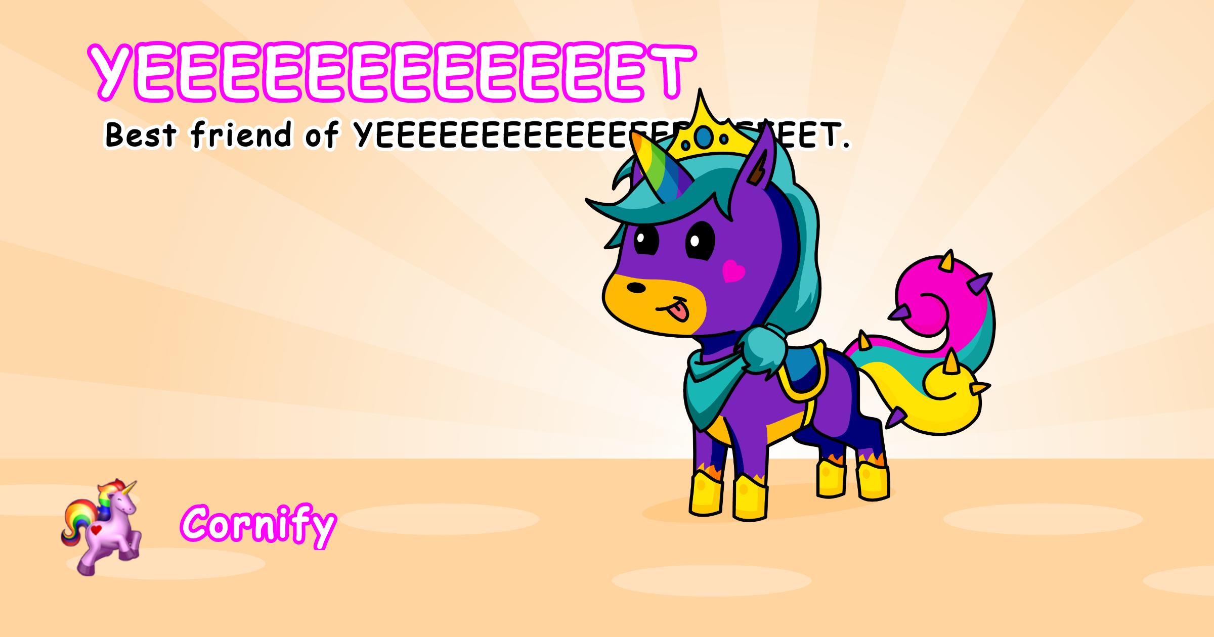 YEEEEEEEEEEEET the unicorn