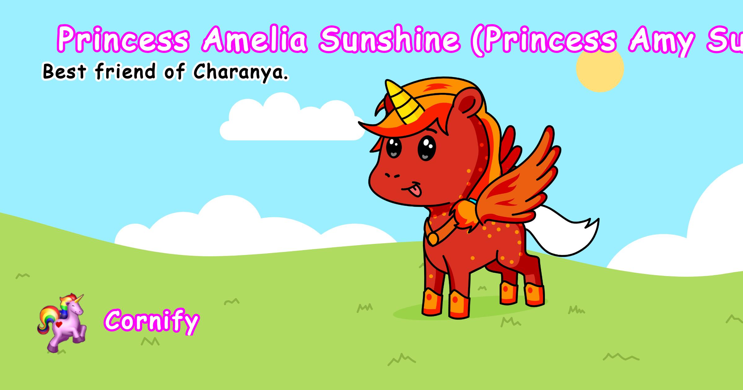 Princess Amelia Sunshine (Princess Amy Sun, Daughter of the Queen of ...