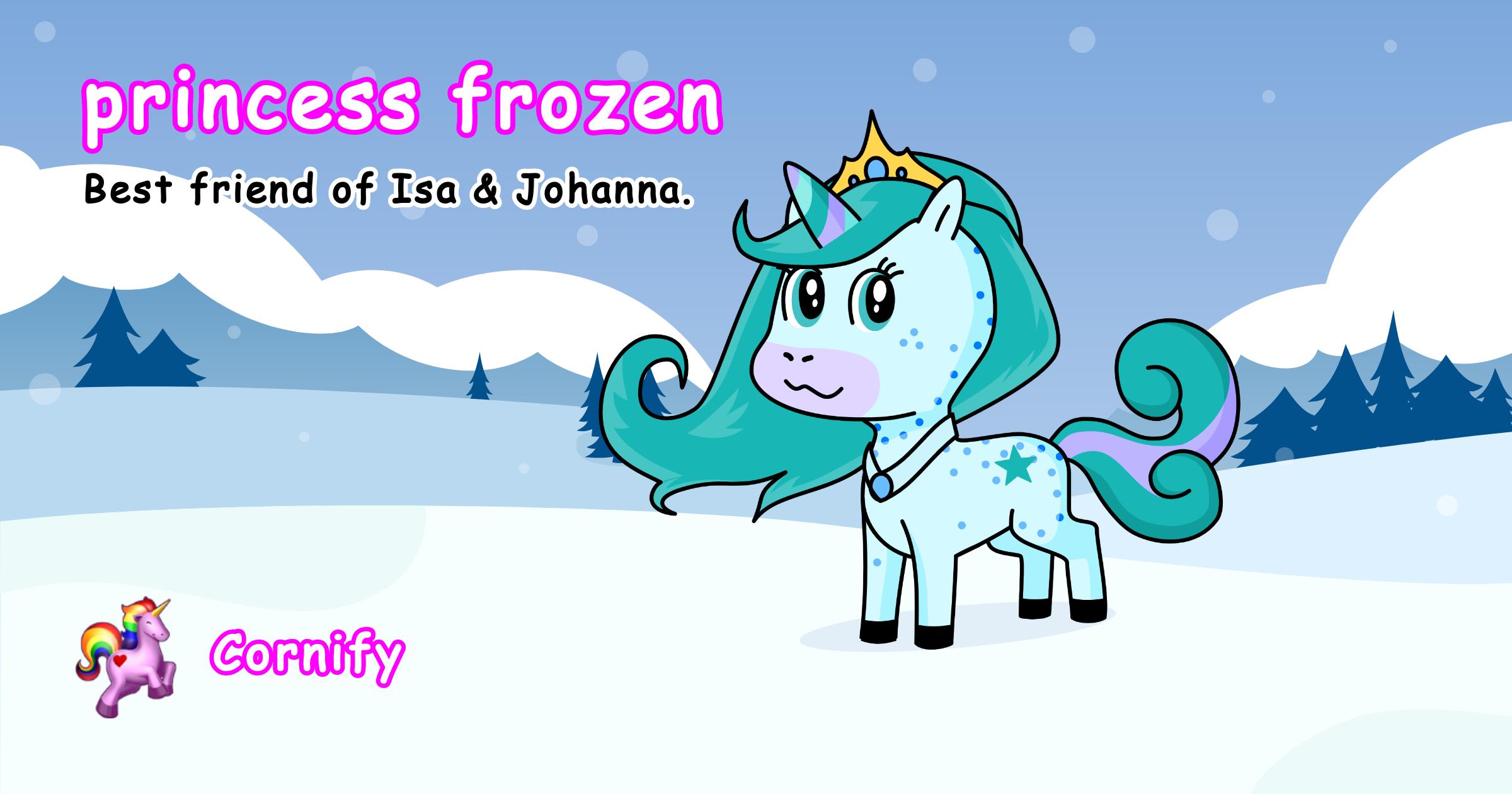 princess frozen the unicorn