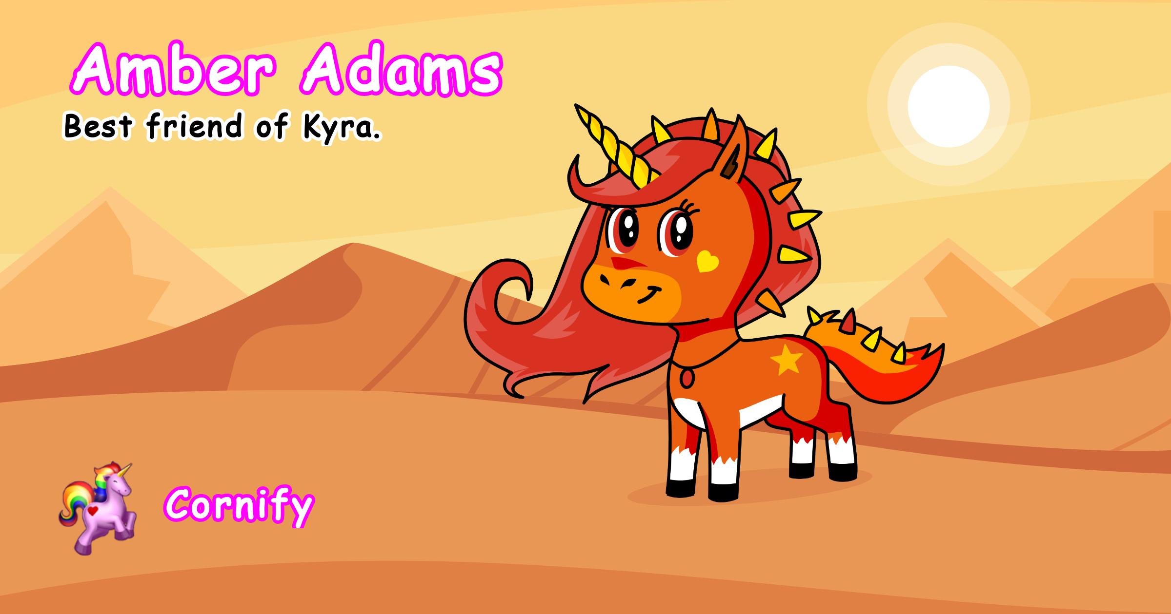 Amber Adams the unicorn