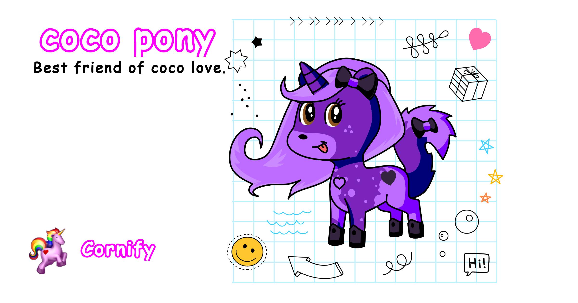 coco pony the unicorn