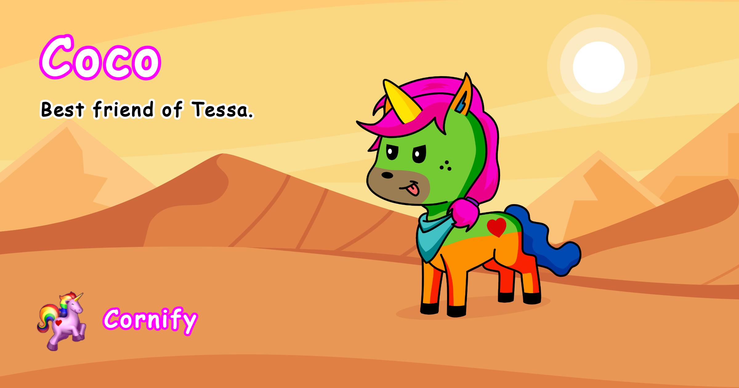 Coco the unicorn