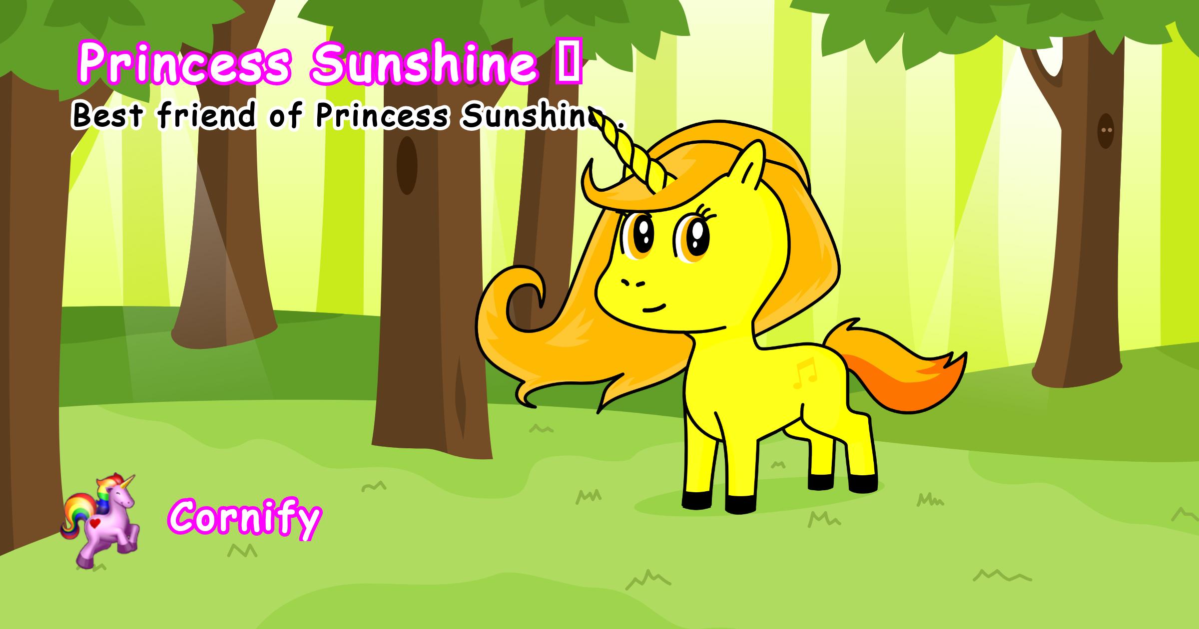Princess Sunshine 🌺 the unicorn