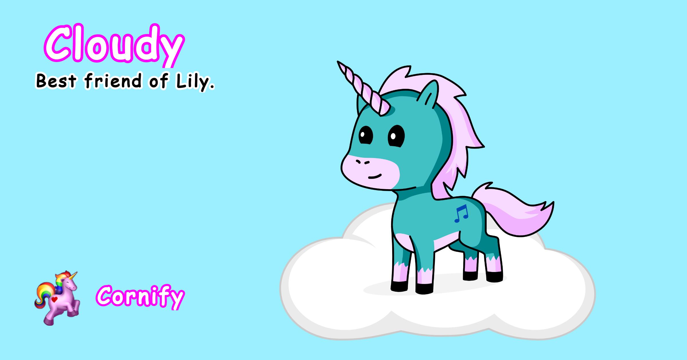 Cloudy the unicorn