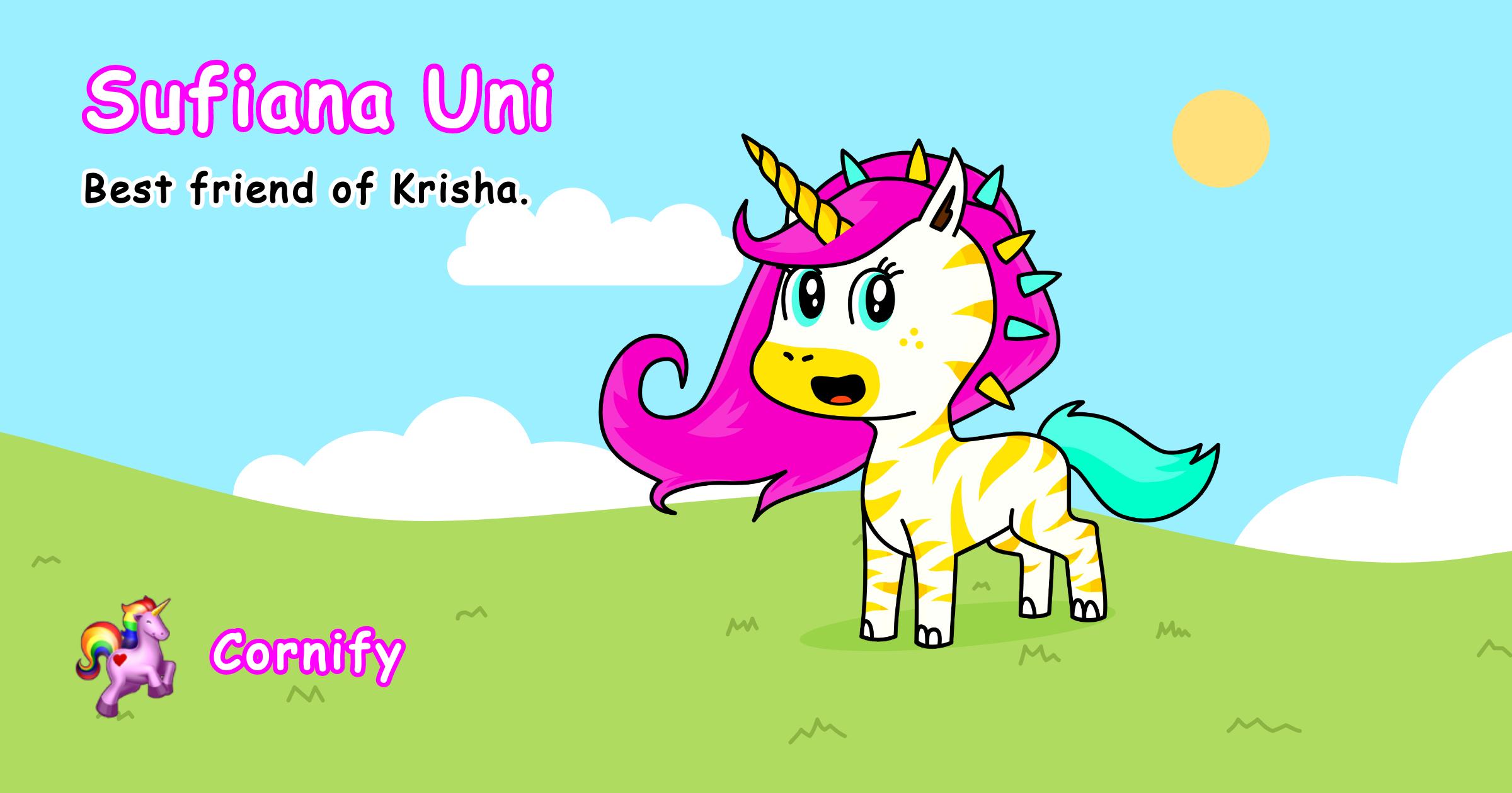 Sufiana Uni the unicorn