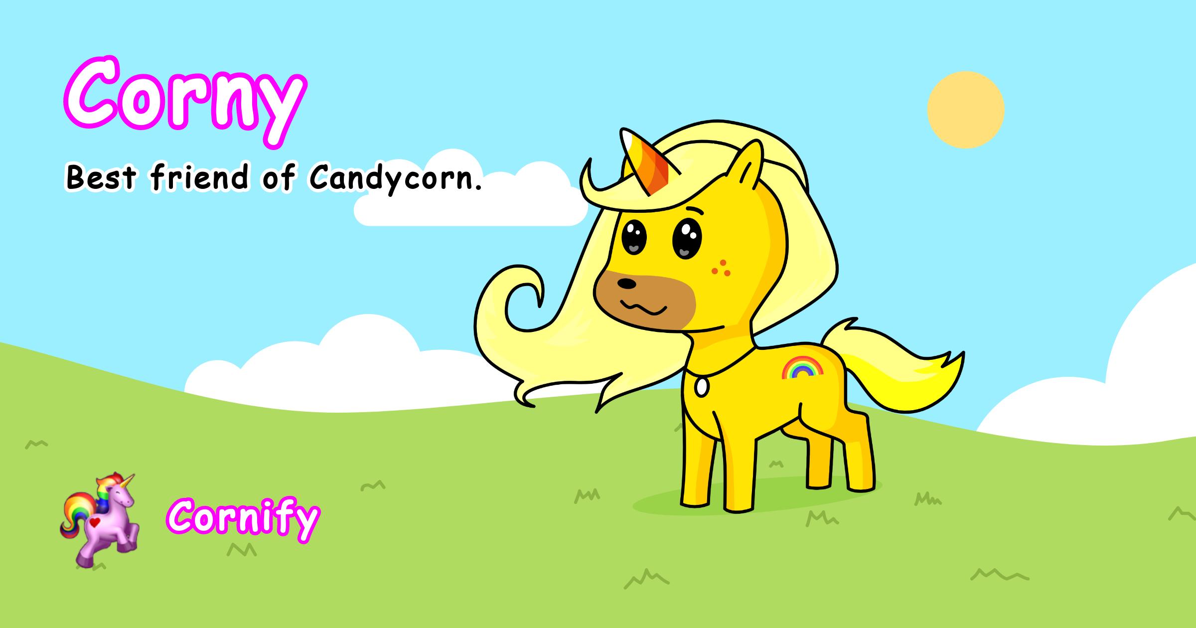 Corny the unicorn