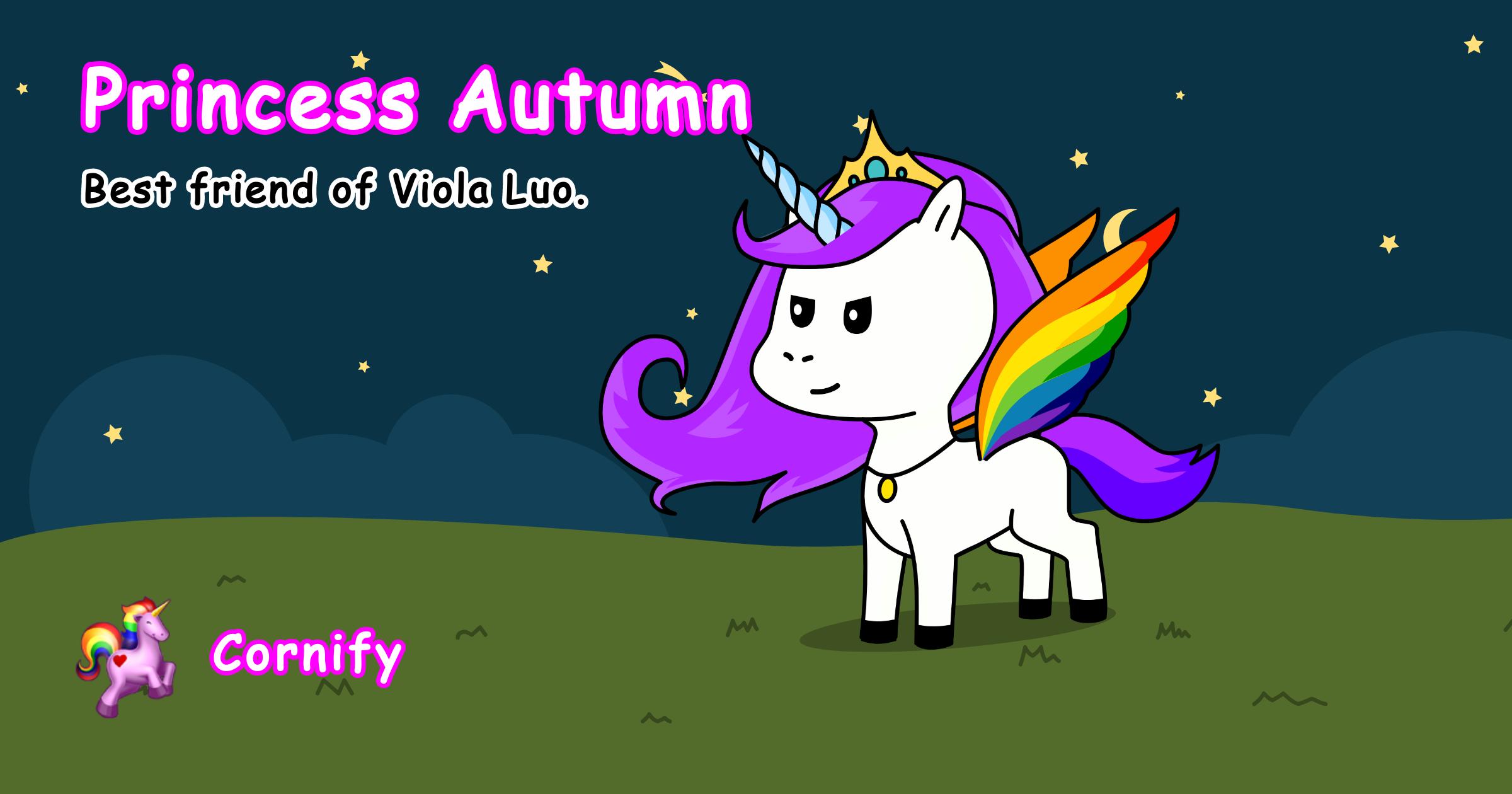 Princess Autumn the unicorn