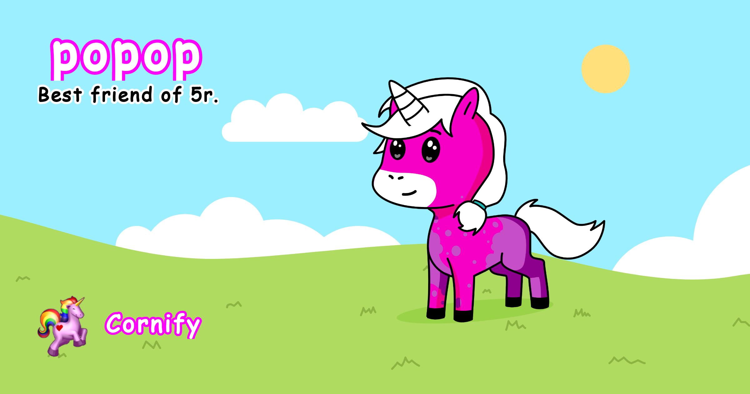 popop the unicorn