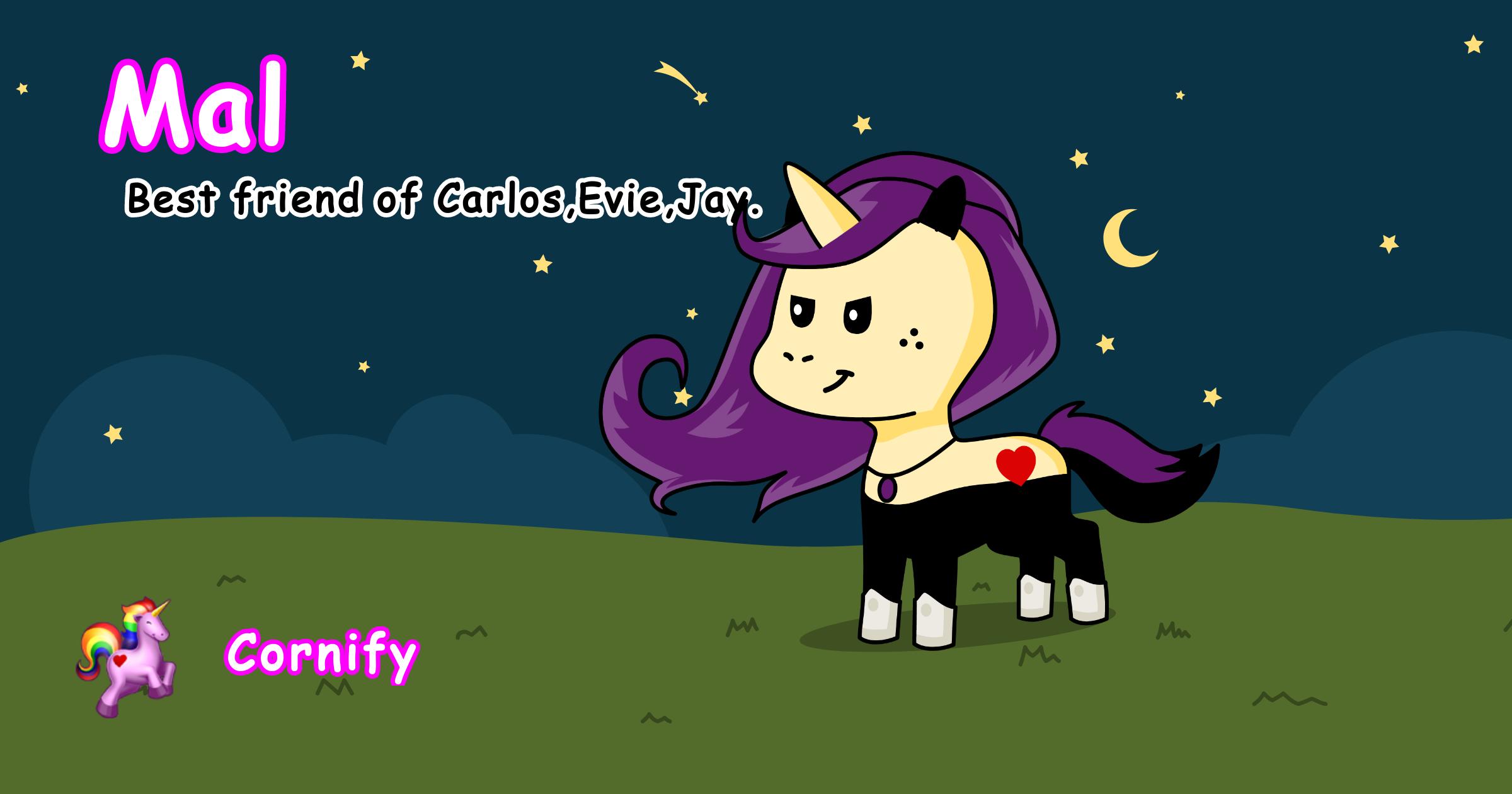 Mal the unicorn