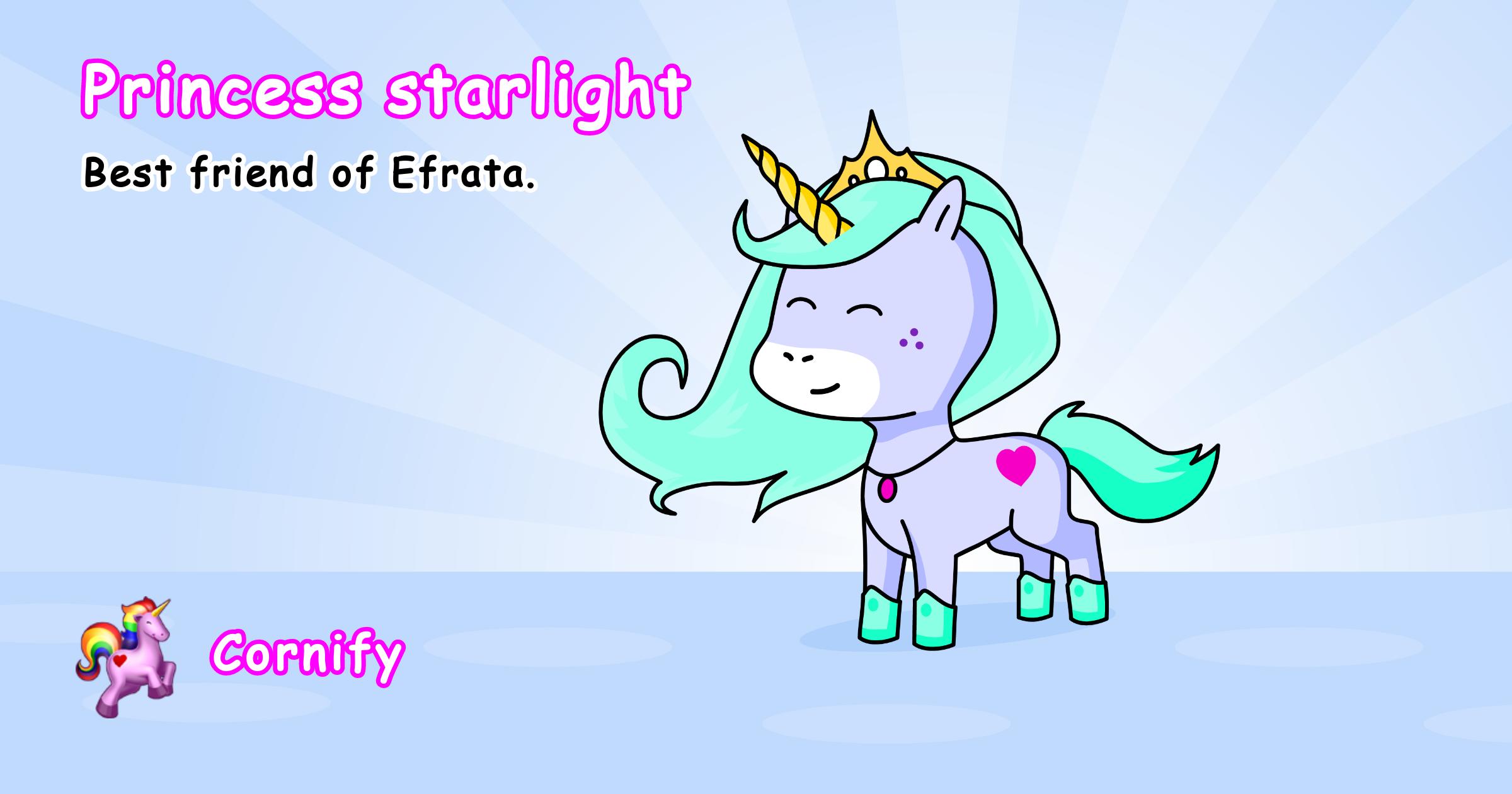 Princess starlight the unicorn
